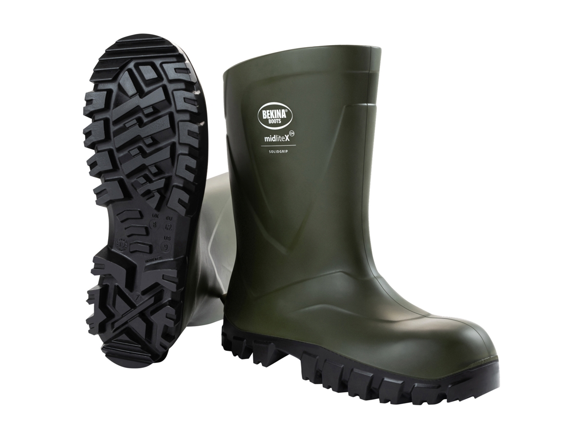 Botas BEKINA Segurança Midlitex Solidgrip Verde (42) | Worten.pt