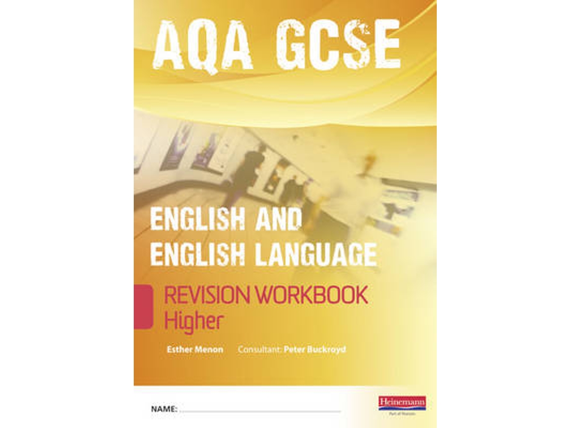 Livro revise gcse aqa english/language workbook - higher de esther menon (inglês) | Worten.pt