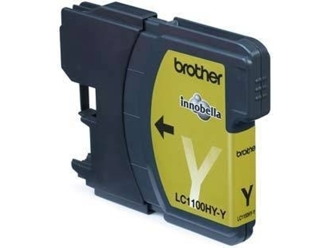 Tinteiro BROTHER LC1100 Amarelo Grande Capacidade (LC1100HYY) | Worten.pt