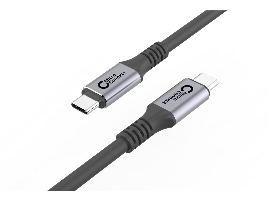 Cabo Usb 2 M Usb4 Gen 3X2 Usb C MICROCONNECT - Preto | Worten.pt