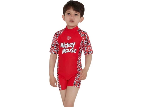Rash guard Unisexo SPEEDO Disney Mickey Mouse All-in-one Vermelho para ...