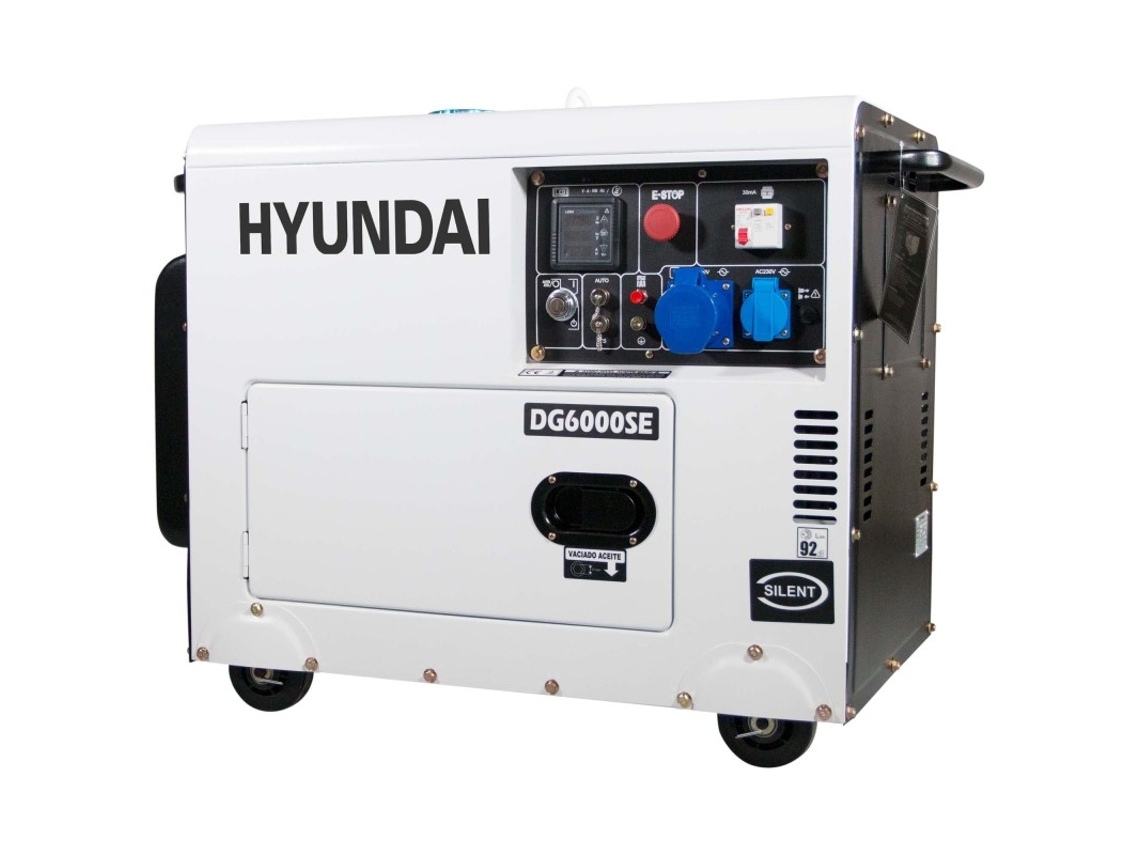 Hyundai Dhy6000Se Gerador Diesel Pro Monofásico ( Insonorizado ...