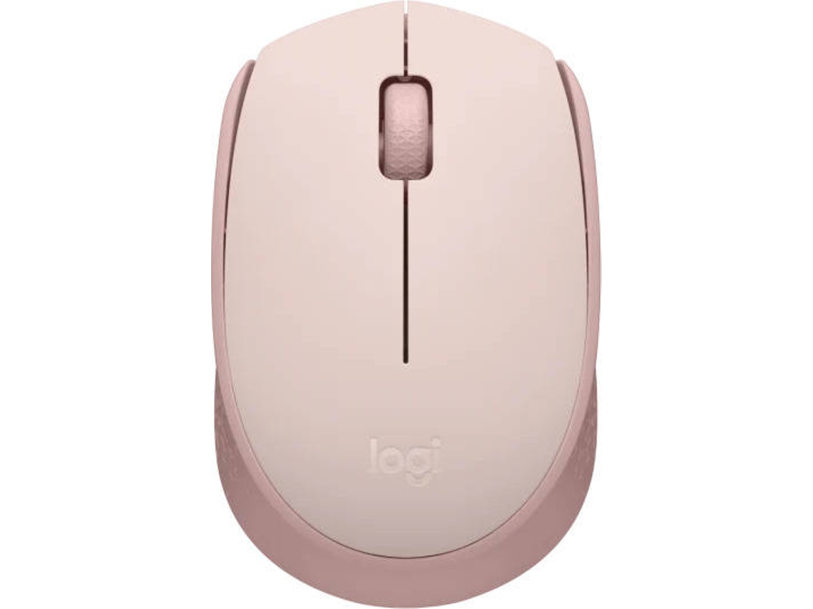 Rato LOGITECH M171 (Wireless - Casual - 1000 dpi - Rosa) | Worten.pt