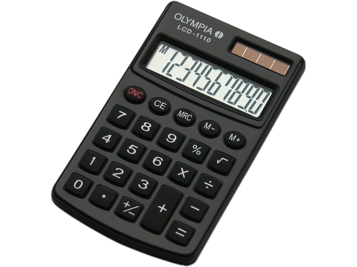 Calculadora Básica OLYMPIA LCD 1110 Preto (10 dígitos) | Worten.pt