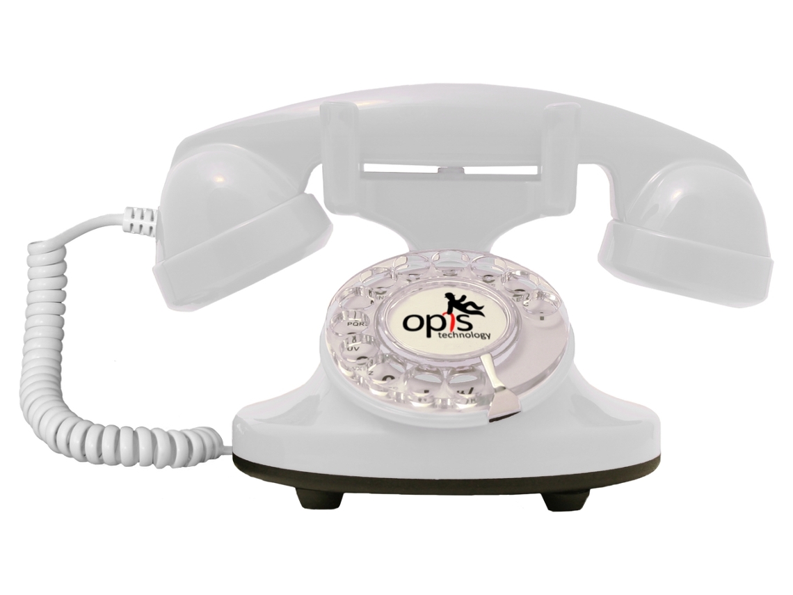 Telefone Fixo OPIS TECHNOLOGY Tffcab-white Branco | Worten.pt