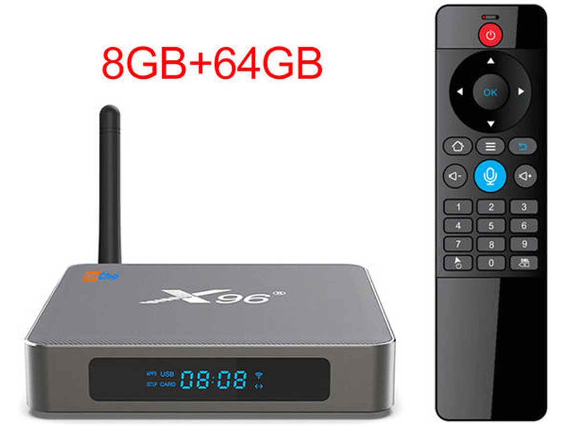 Box Smart TV WECHIP X96 X6 (Android - 4K Ultra HD - 8 GB RAM) | Worten.pt