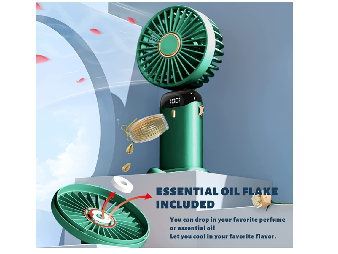 Ventoinha de Mão Portátil ENZON 5000Mah5 VelocidadesMini Ventoinha ...