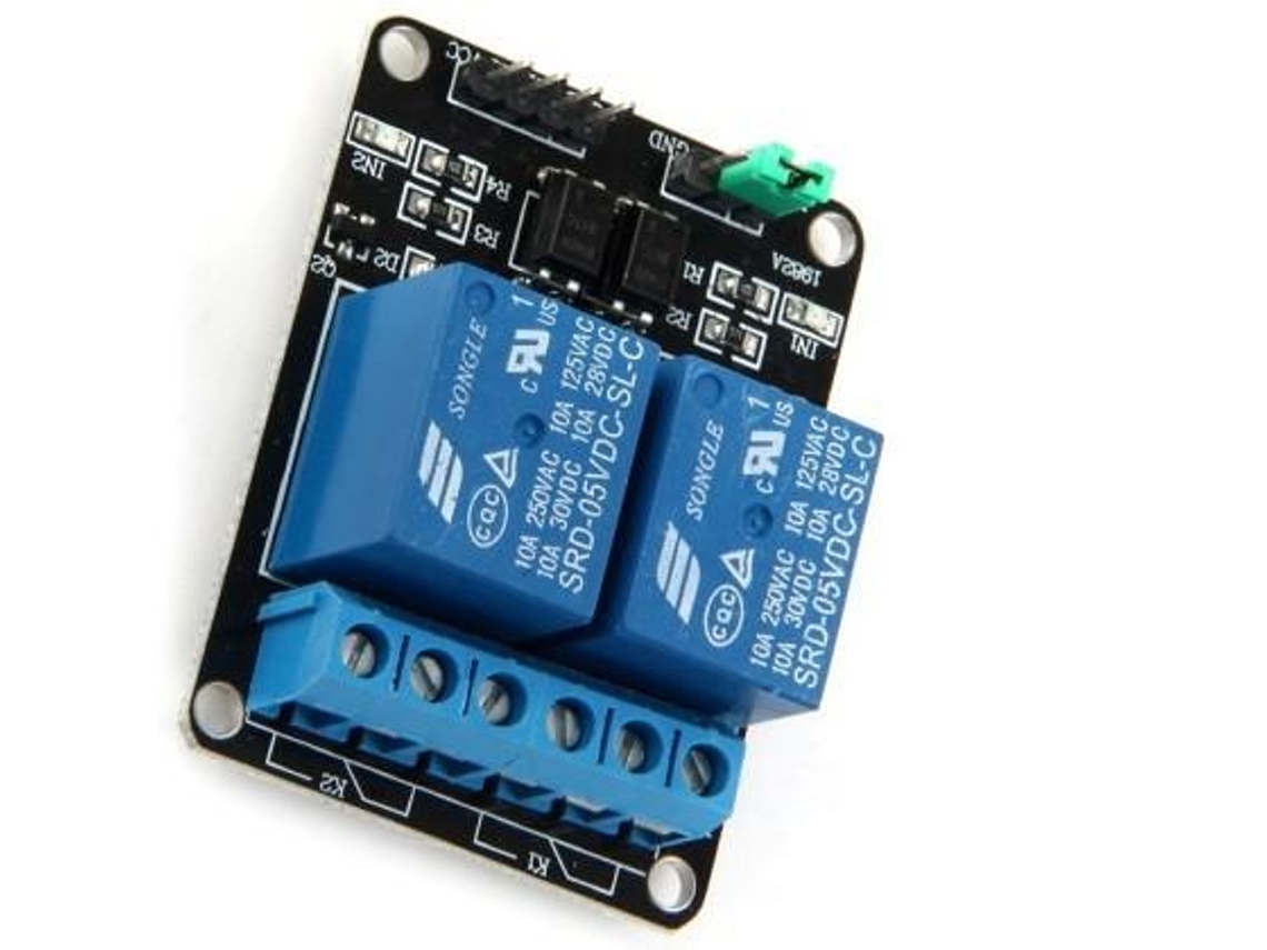 Módulo Relé 5Vdc de 2 Canais para Funduino / Arduino | Worten.pt Módulo Relé 5Vdc de 2 Canais para Funduino / Arduino | Worten.pt