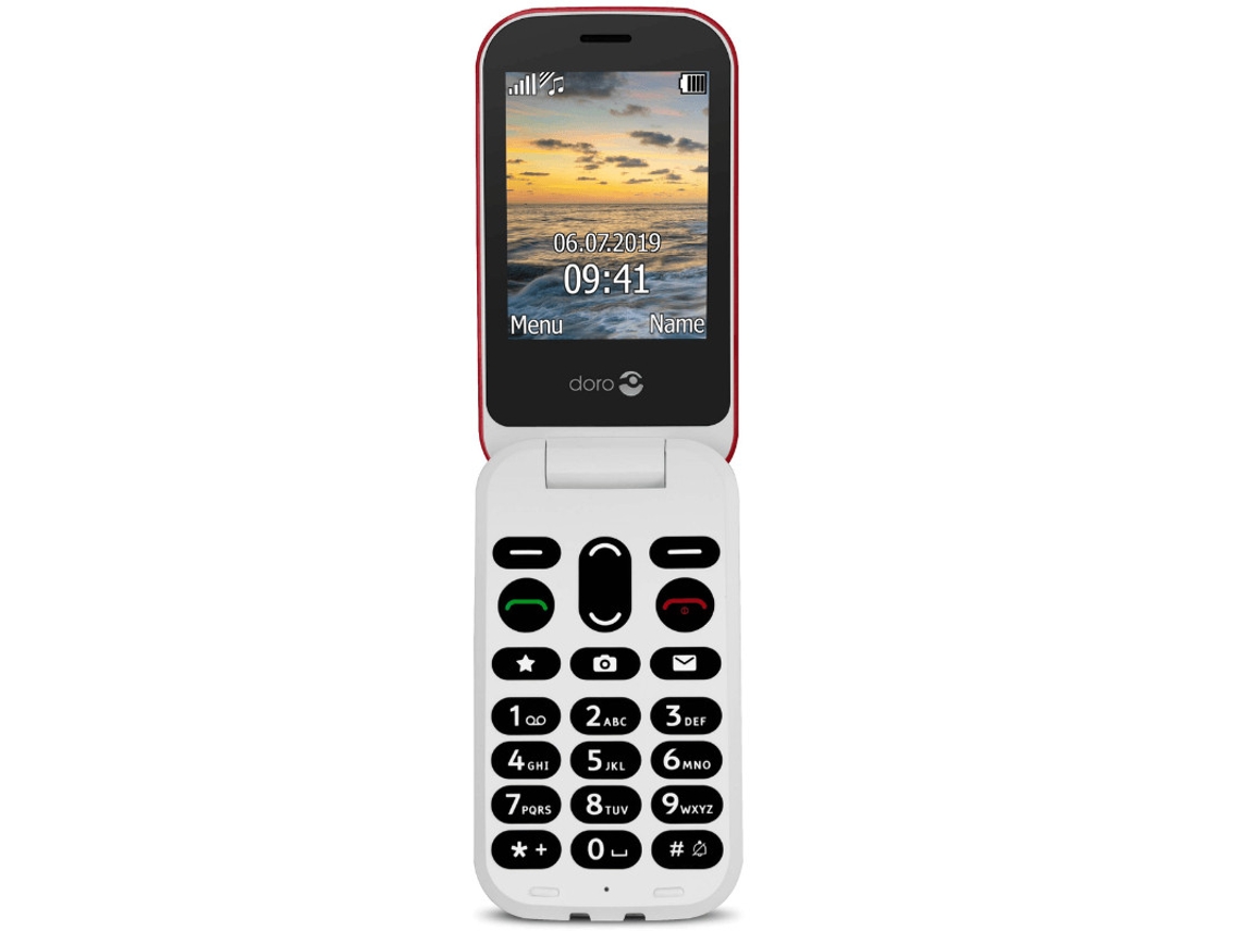 Doro 6040 Telem vel S nior Vermelho | Worten.pt