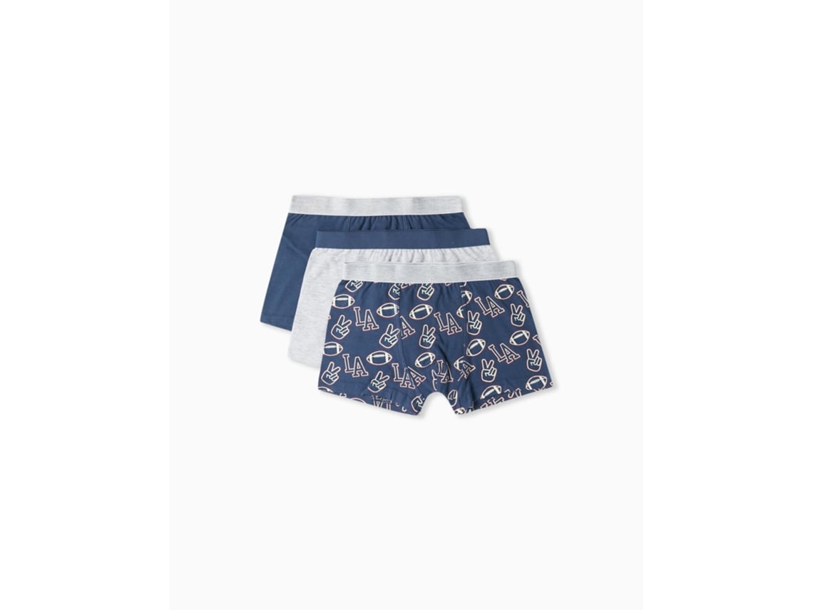 Pack 3 Boxers Menino MO Multicor (6/7) | Worten.pt