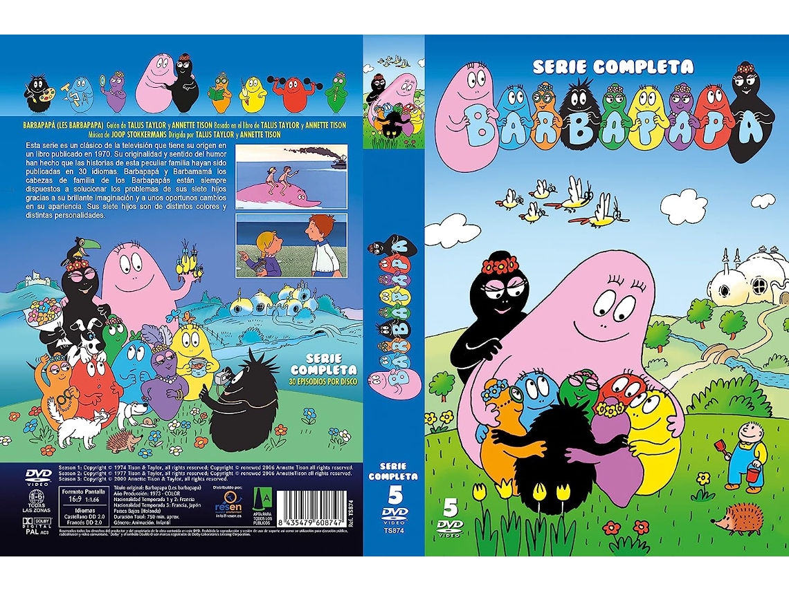 DVD Les Barbapapa 1973 / Barbapapa Serie Completa | Worten.pt