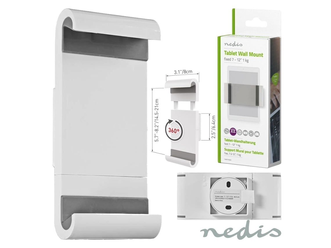 Suporte Universal NEDIS Tablet/iPad de Parede | Worten.pt