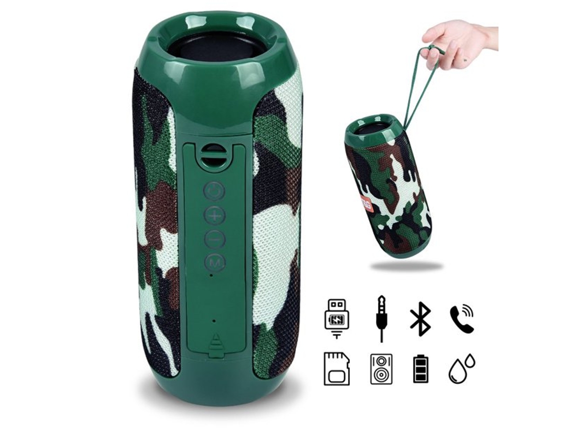 Colunas Samuriron Portátil Bluetooth Ao Ar Livre Coluna Sem Fio À Prova ...