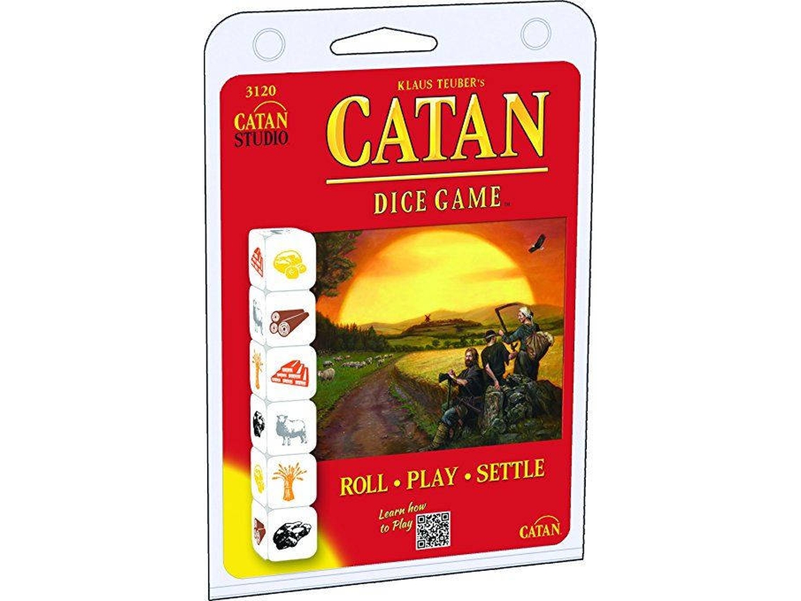 Jogo de Tabuleiro MAYFAIR Catan Dice Game- Clamshell (7 anos) | Worten.pt