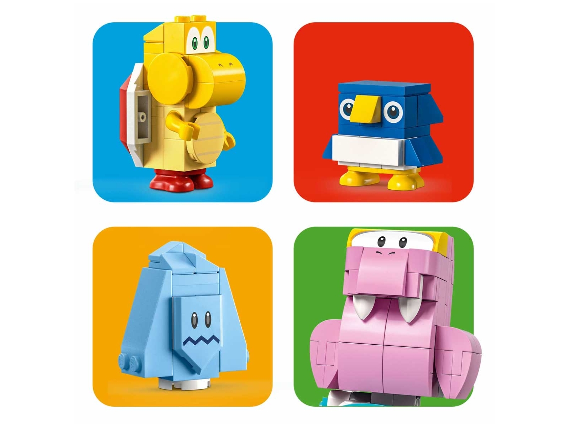 LEGO Super Mario Conjunto de Expansão: Aventura Na Neve do Morsik 71417 ...