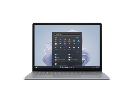 Portátil MICROSOFT Surface Laptop 5 Qwerty Espanhol Prateado 256 Gb Ssd ...