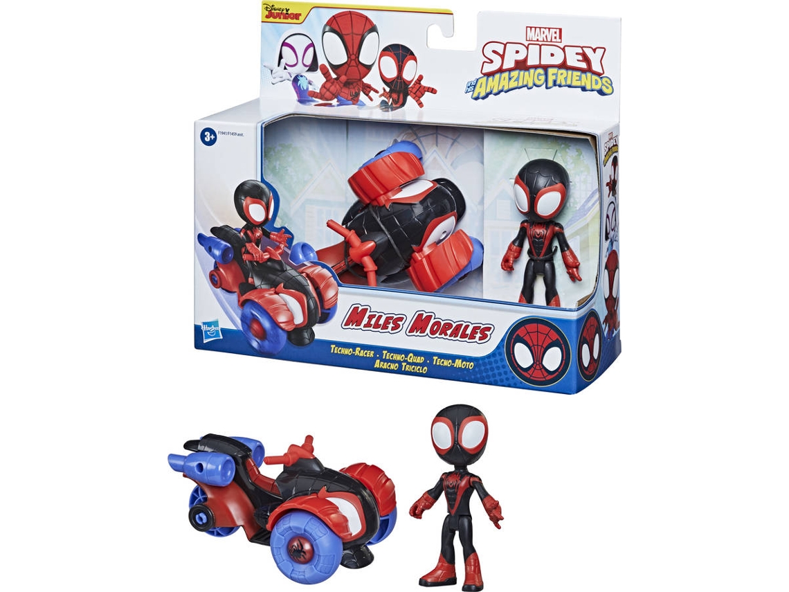 Figura de Ação SPIDEY AND HIS AMAZING FRIENDS Miles Morales Techno ...