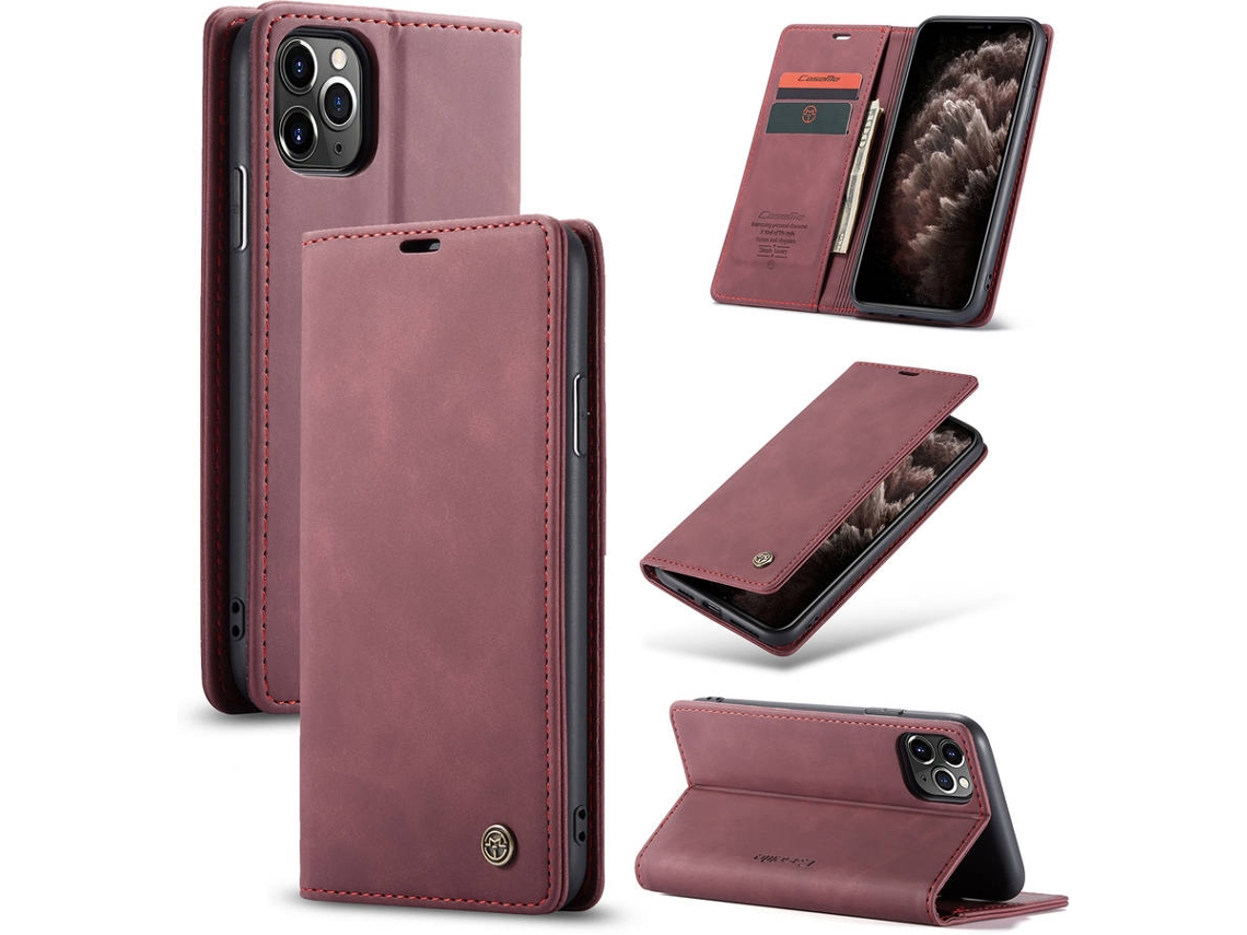 Capa iPhone 11 Pro Max Livro Caseme Elite Roxo | Worten.pt