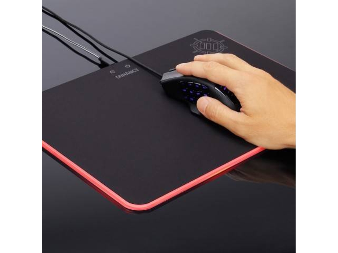 Tapete de Rato Gaming ENHANCE LED (Base Antiderrapante) | Worten.pt