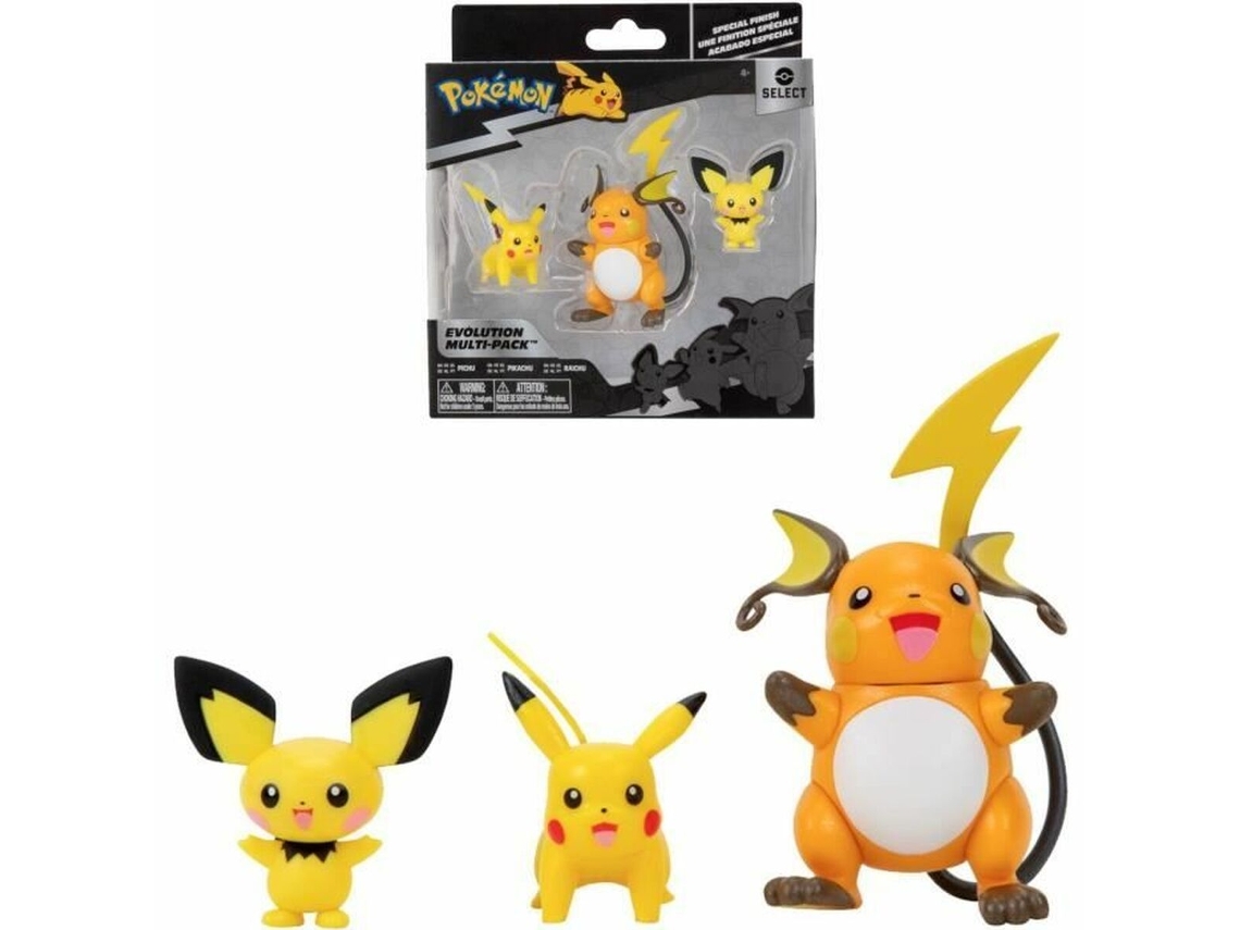 Conjunto de Figuras POKÉMON Evolution Multi-Pack: Pikachu | Worten.pt