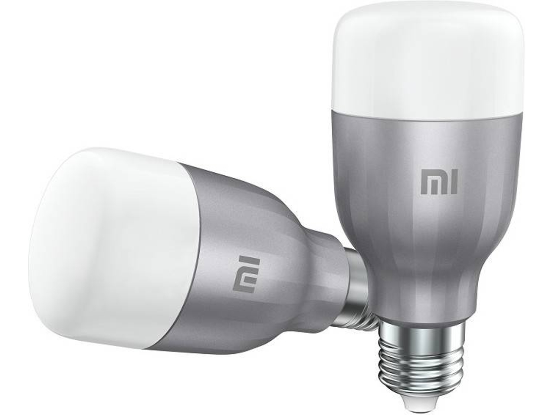 Kit 2 Lâmpadas Inteligentes XIAOMI LED Wi-Fi E27 RGB (E27 - Branco e ... Kit 2 Lâmpadas Inteligentes XIAOMI LED Wi-Fi E27 RGB (E27 - Branco e ...