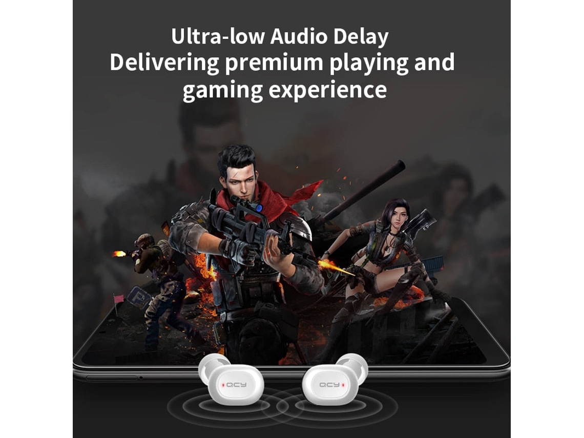 Auriculares Bluetooth True Wireless SLOWMOOSE Qs2 | Worten.pt