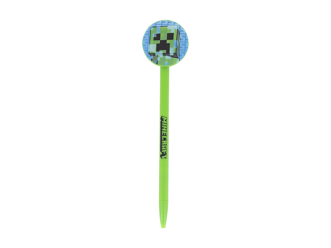 Caneta MINECRAFT Creeper Pen com Topper Verde | Worten.pt