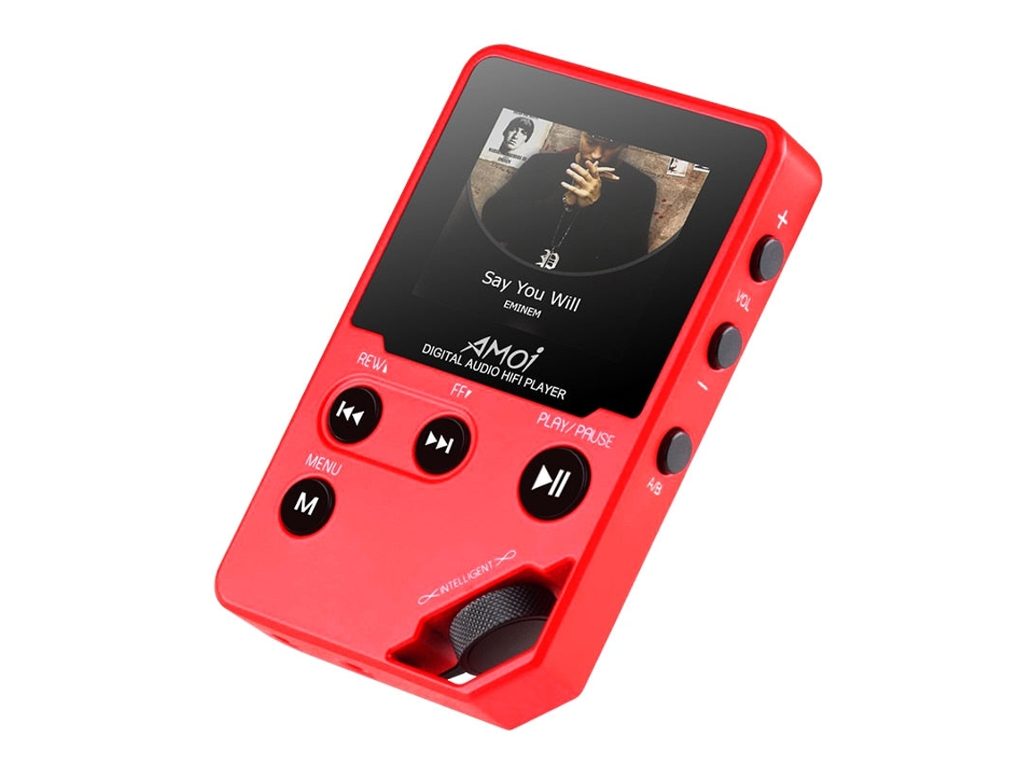 Leitor Mp3 Amoi C10 Hifi SLOWMOOSE(-Red / 32Gb) | Worten.pt