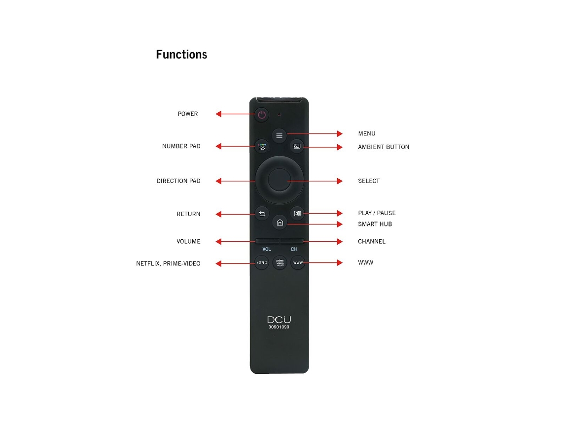 Comando TV DCU TECNOLOGIC | Worten.pt