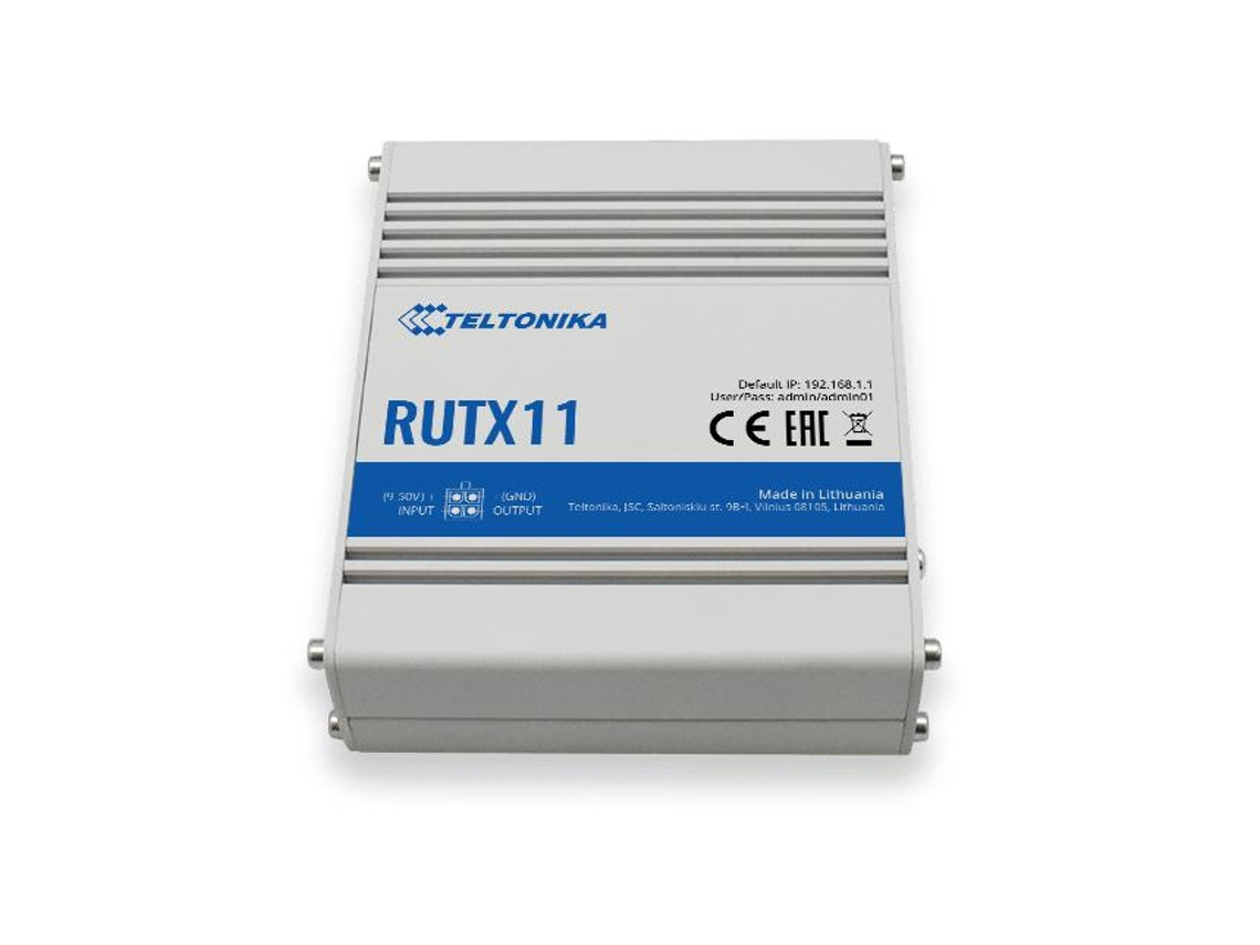 Teltonika Rutx11 Router Sem Fios Gigabit Ethernet Dual-Band 2.4 Ghz / 5 ...