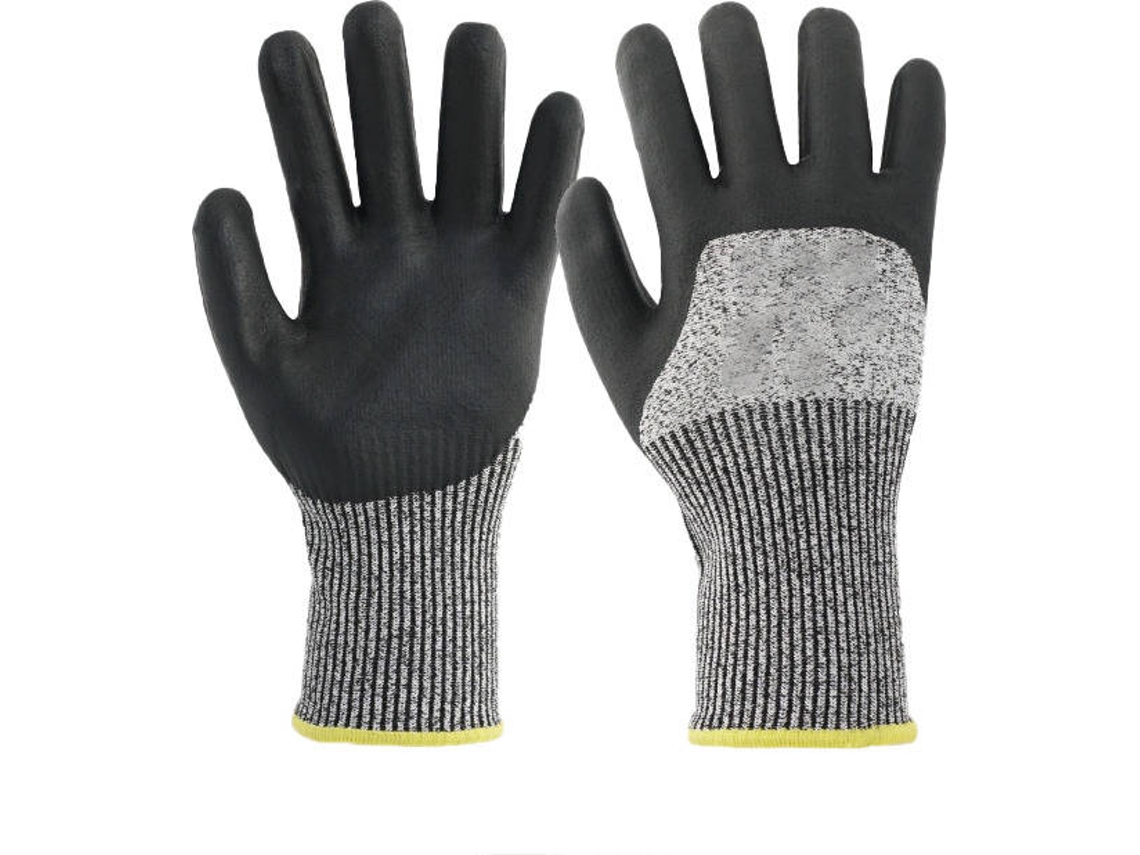 Luva A.Corte Nylon/Fibra/Pu/Nitrilo CHEMITOOL SAFETY | Worten.pt