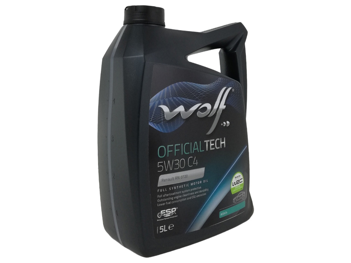 Óleo de Motor WOLF Officialtech 5W30 C4 (5 L) | Worten.pt