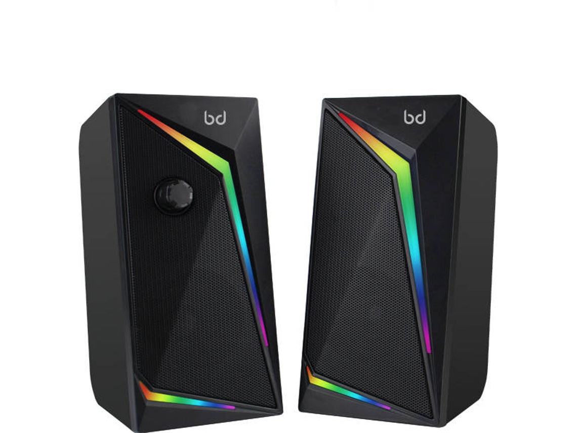 Coluna Gaming BIWOND WONDERFUL EXPERIENCE Hexa 2.0 (USB - 10 W - Preto ...