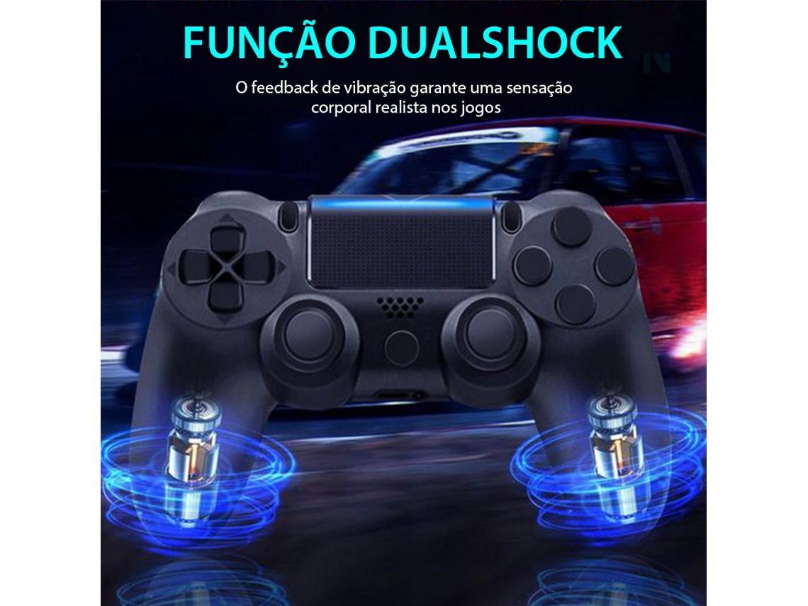 Comando PS4 KINSI Kinsi Dualshock (Wireless - Preto) | Worten.pt