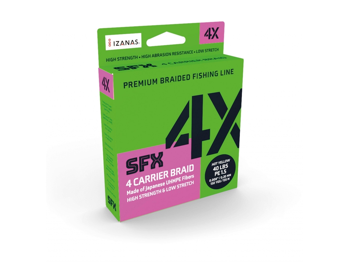 Linha SUFIX 4x SFX Carrier Braid – 135m | Worten.pt Linha SUFIX 4x SFX Carrier Braid – 135m | Worten.pt