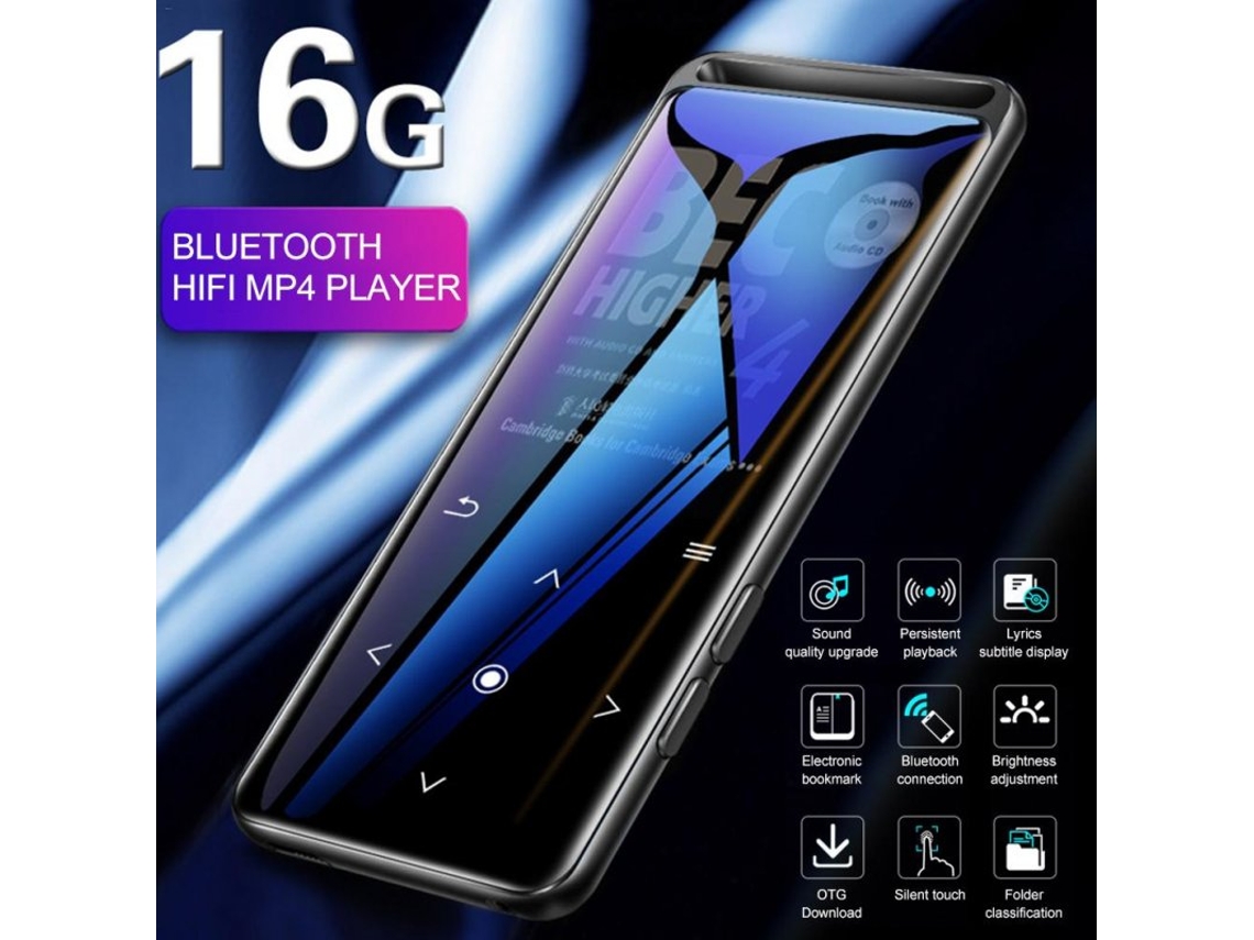 Leitor MP3 M6 Compatível com Bluetooth Mp4 Player Sem Perdas 10 ...