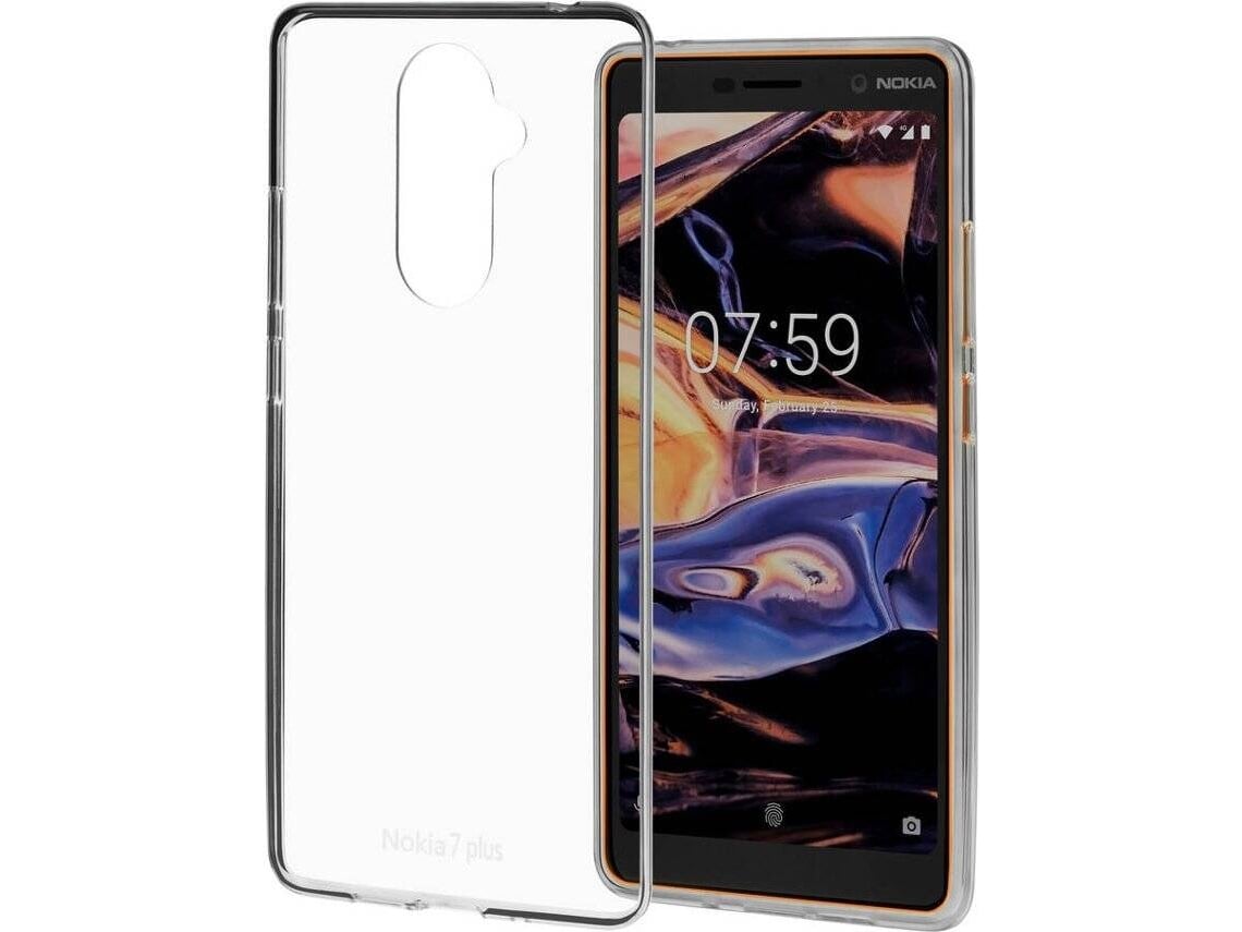 Capa NOKIA 7 Plus Minigel Transparente | Worten.pt