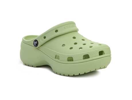 Sandálias Classic Platform Clog CROCS Mulher (Azul-Turquesa - Material ...