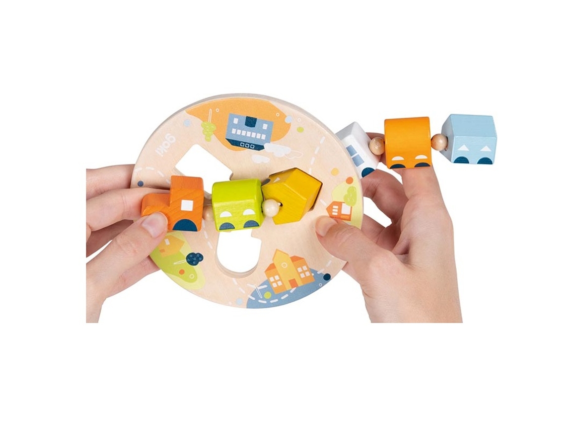 Jogo Didático GOKI Threading Train | Worten.pt