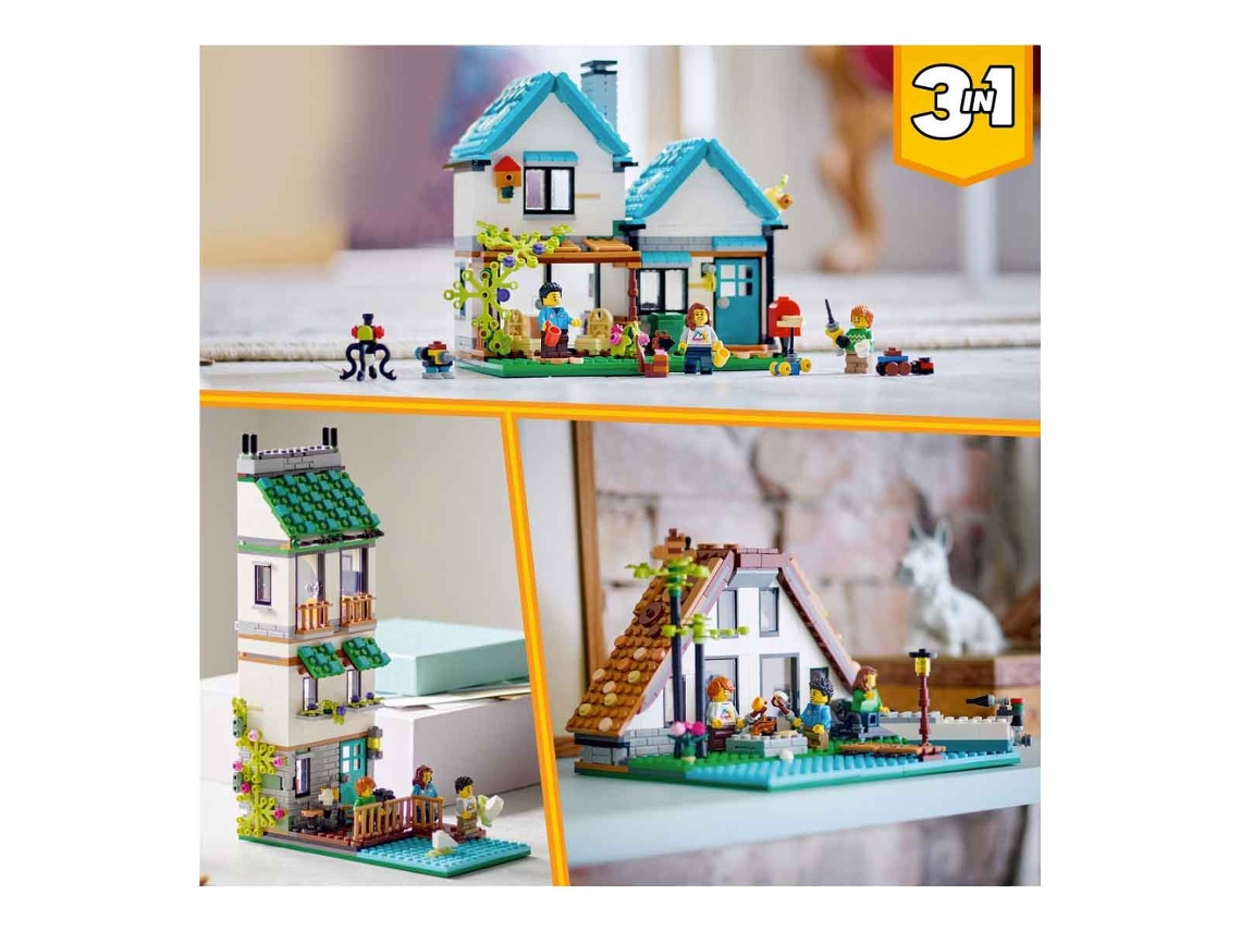 LEGO Creator 3 Em 1: Casa Confortável 31139 (Idade Mínima Recomendada ...