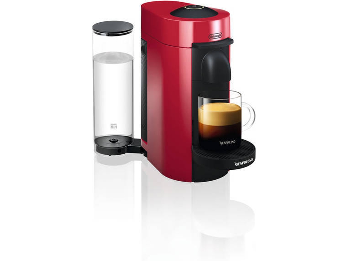 Máquina de Café DELONGHI Nespresso Vertuo Plus ENV150.R Vermelho | Worten.pt