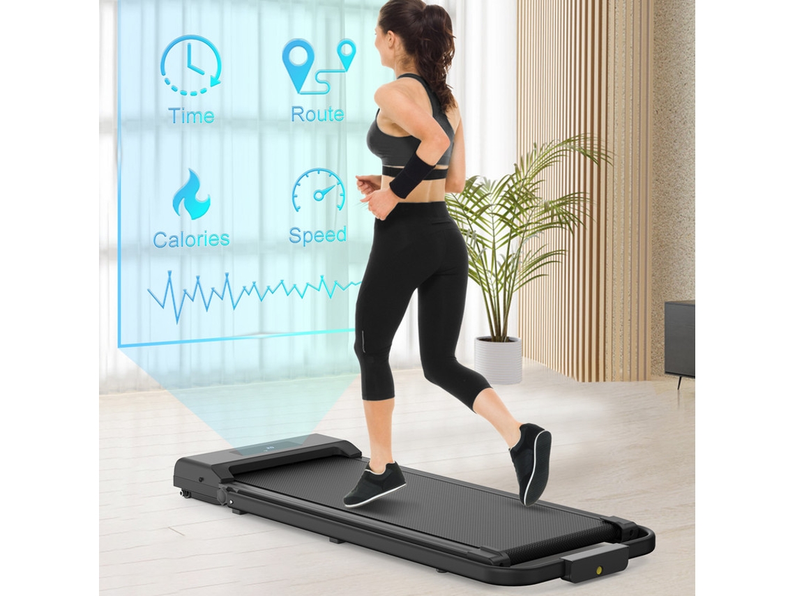 Passadeira De Corrida Dobrável 2 Em 1 Motor Elétrico Silencioso De 750 ...