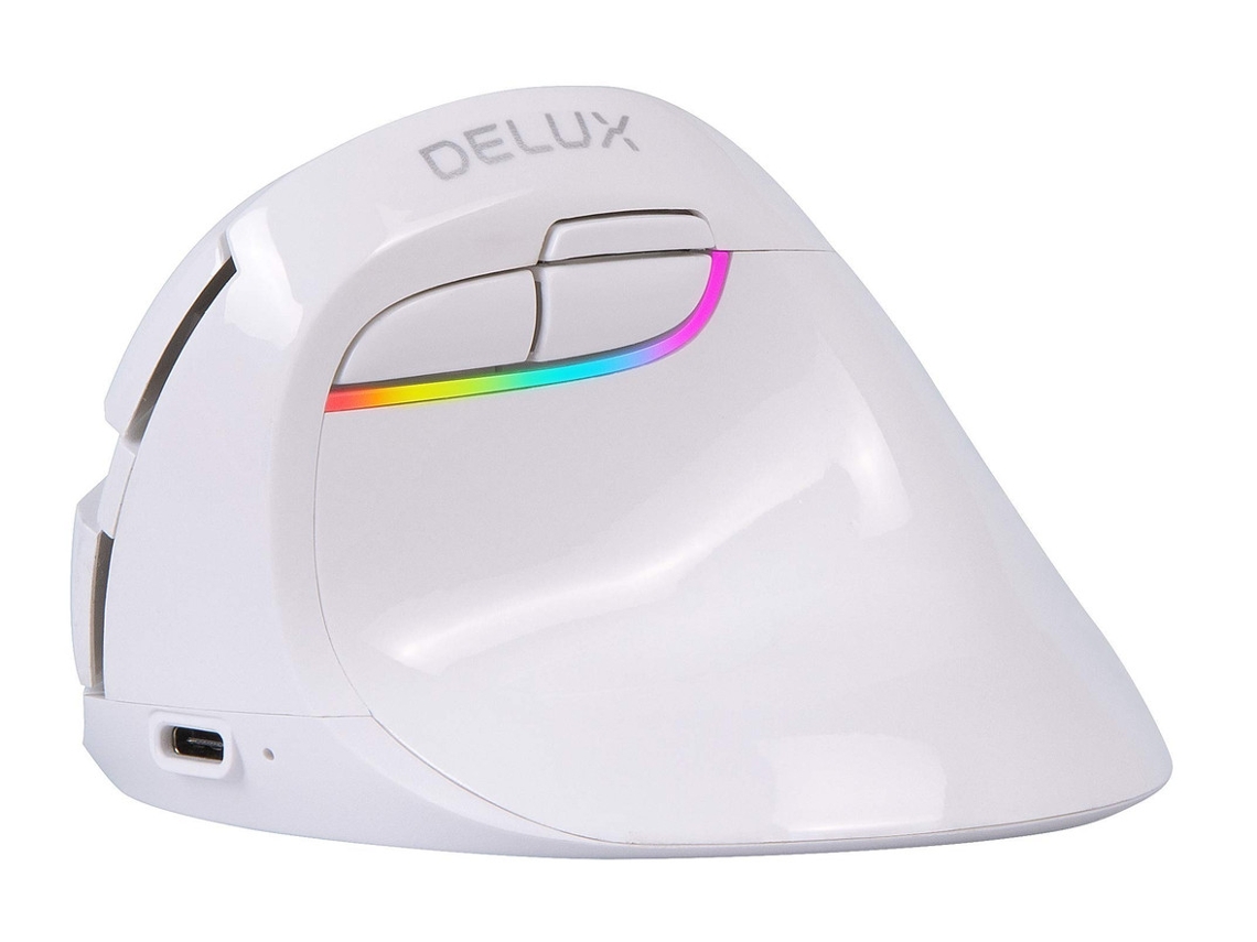 Rato Vertical ENKERS2.4GHz (Bluetooth - 1600 dpi - Branco) | Worten.pt