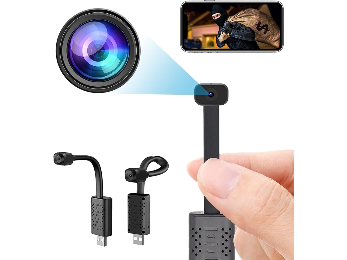 Menor Câmera Usb Wifi Câmera Usb Plug Hd 1080P Vigilância de Segurança ...