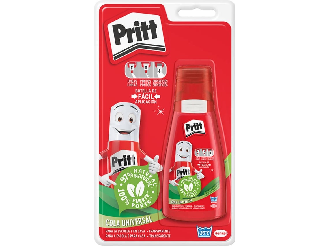 Cola Universal PRITT Aplicação Fácil 100 g Transparente | Worten.pt