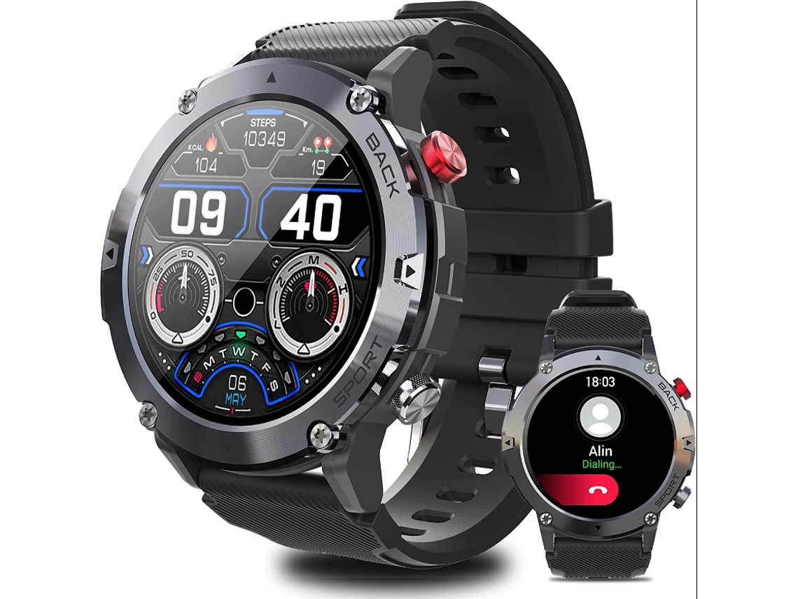 Smartwach OHPA C21 (Android e IOS - preto) | Worten.pt