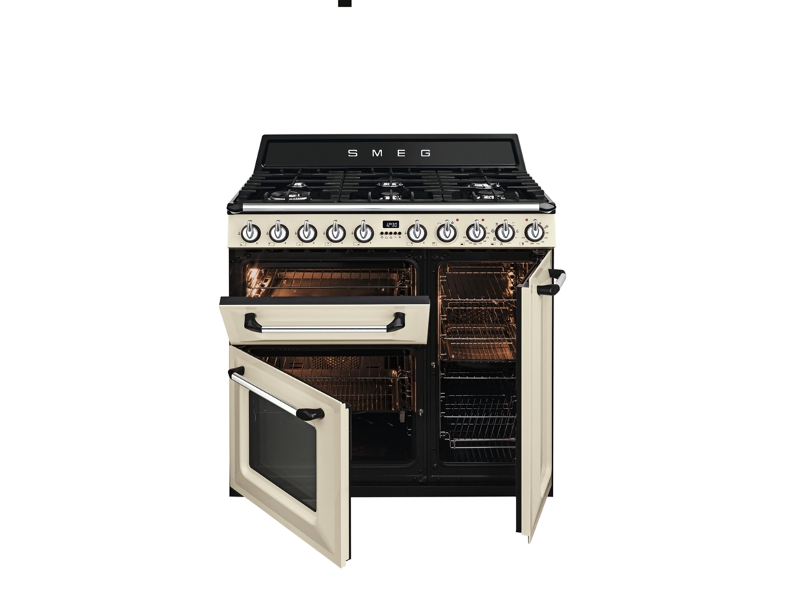 Fogão SMEG Victoria TR93P (159 L - Gás Natural - Creme) | Worten.pt