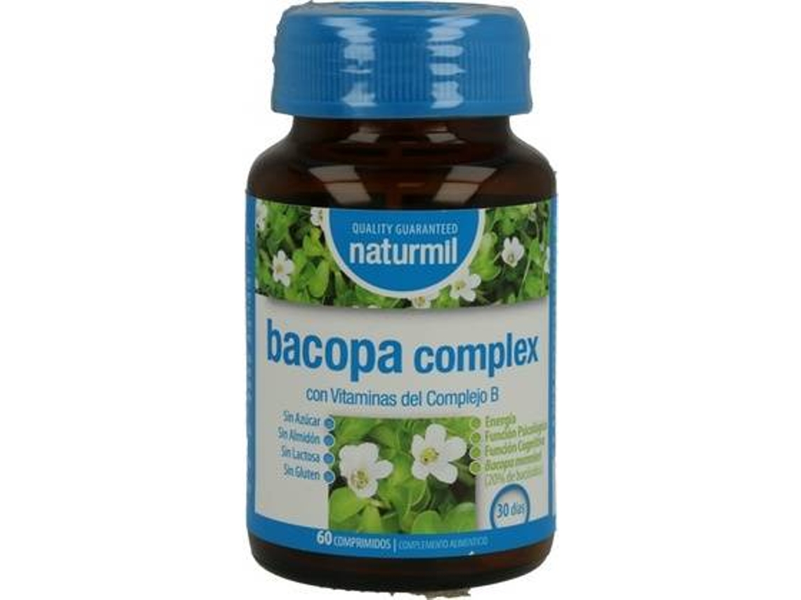 Suplemento Alimentar NATURMIL Bacopa Complex (60 comprimidos) | Worten.pt