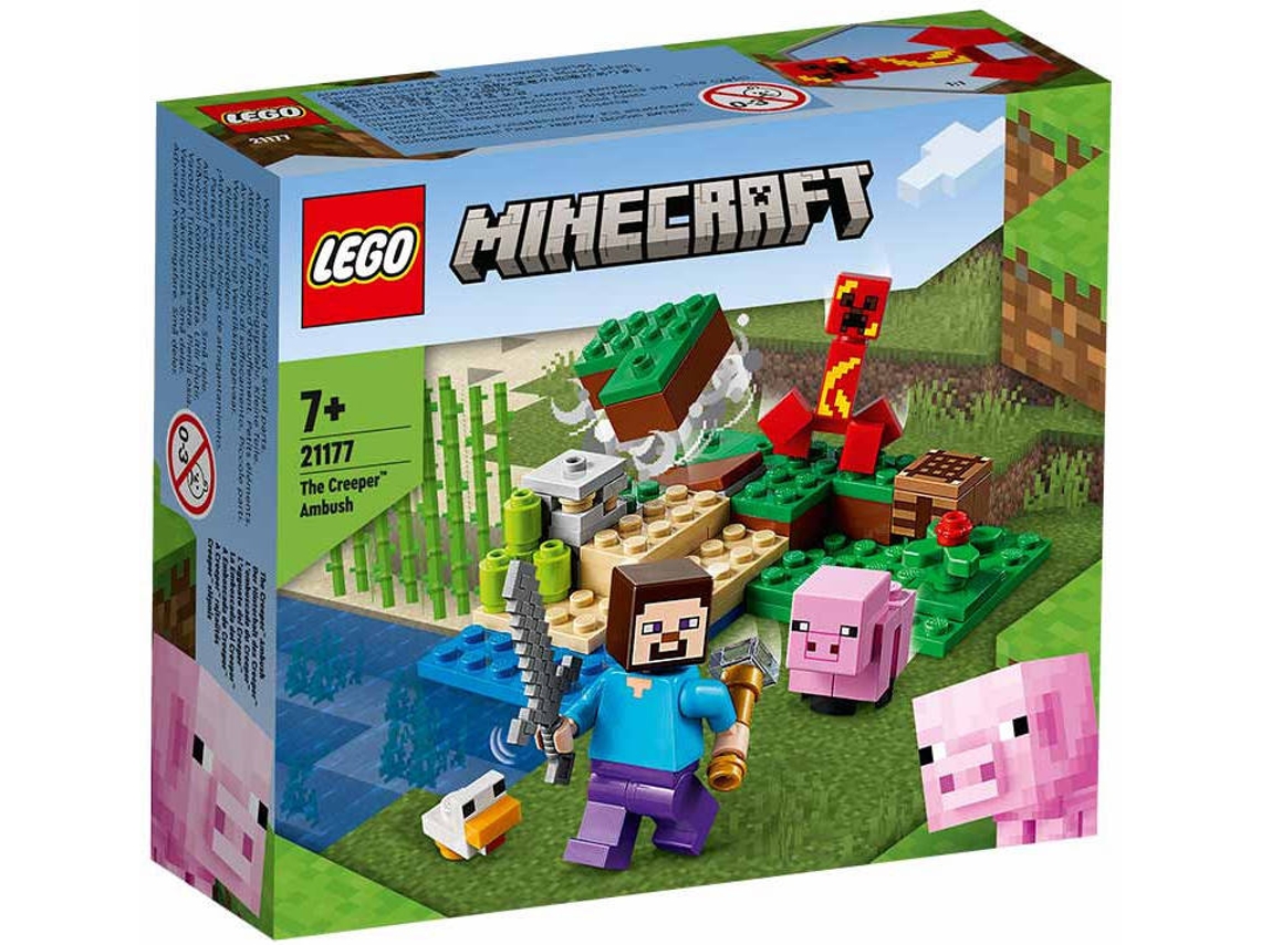 LEGO Minecraft: A Emboscada do Creeper (Idade Mínima: 6) | Worten.pt