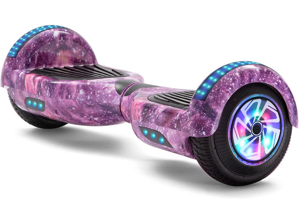 Hoverboard E-RIDES TLTL14 Lilás (Coluna Bluetooth|Autonomia: 30-60 min ...